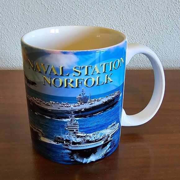 US Navy | Dining | Naval Station Norfolk Us Navy Coffee Mug | Poshmark